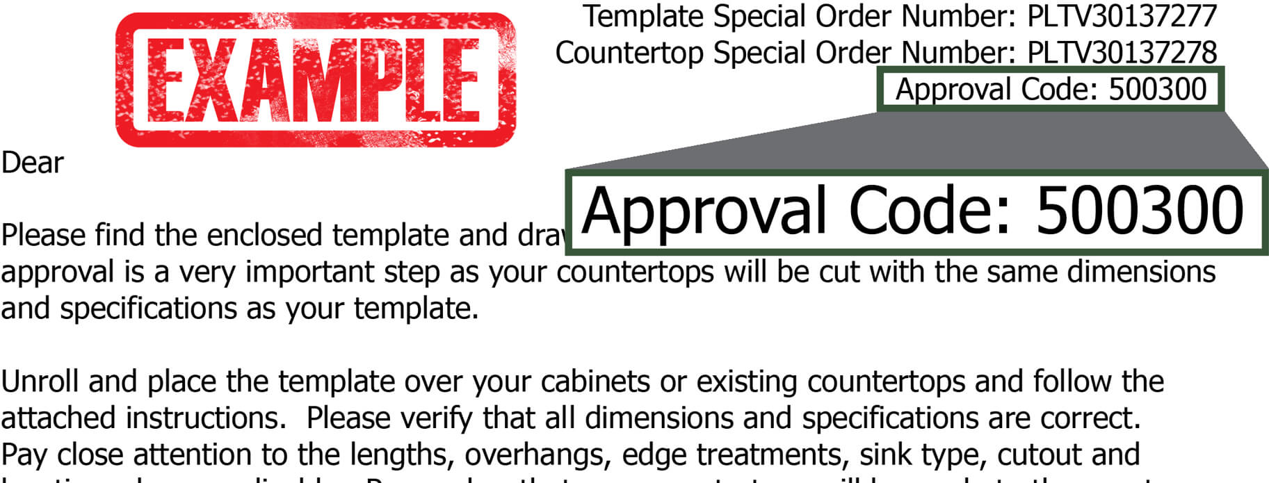 Countertops Template | Midwest Manufacturing